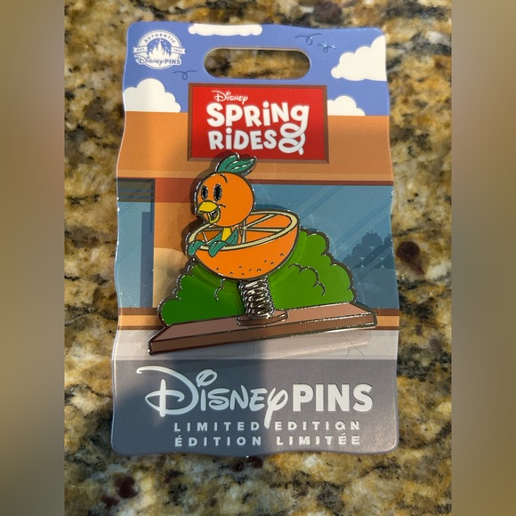Disney | Other | Disney Orange Bird Spring Rides Limited Edition Pin ...